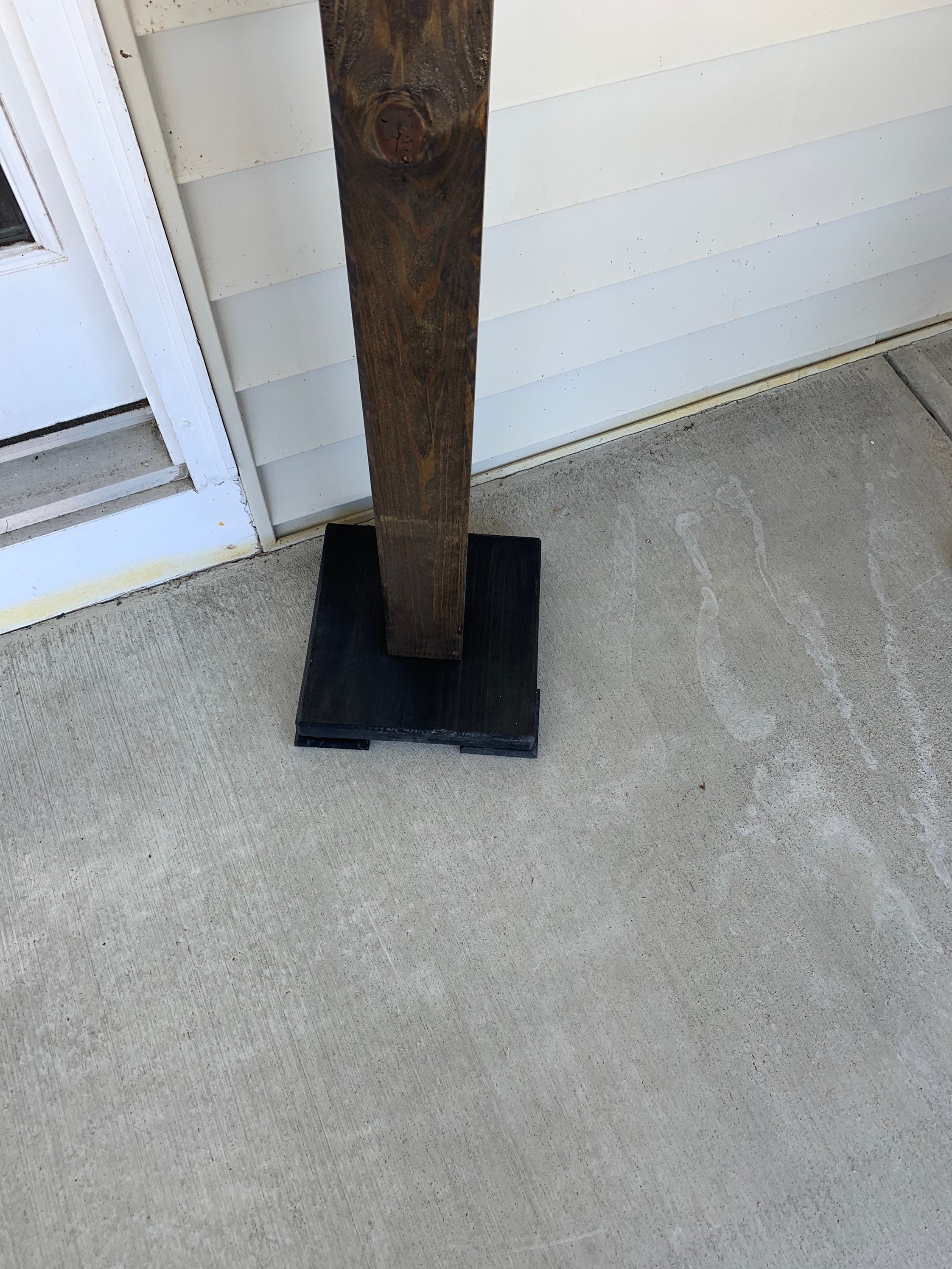 Porch Sign Post / Sign Post / Door Round Display Post / Porch - Etsy