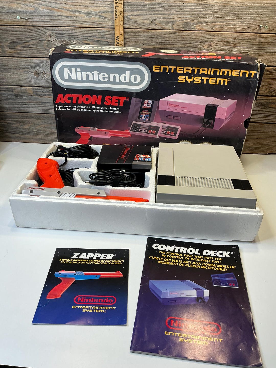 Vintage Nintendo NES Action Set 80’ - Etsy