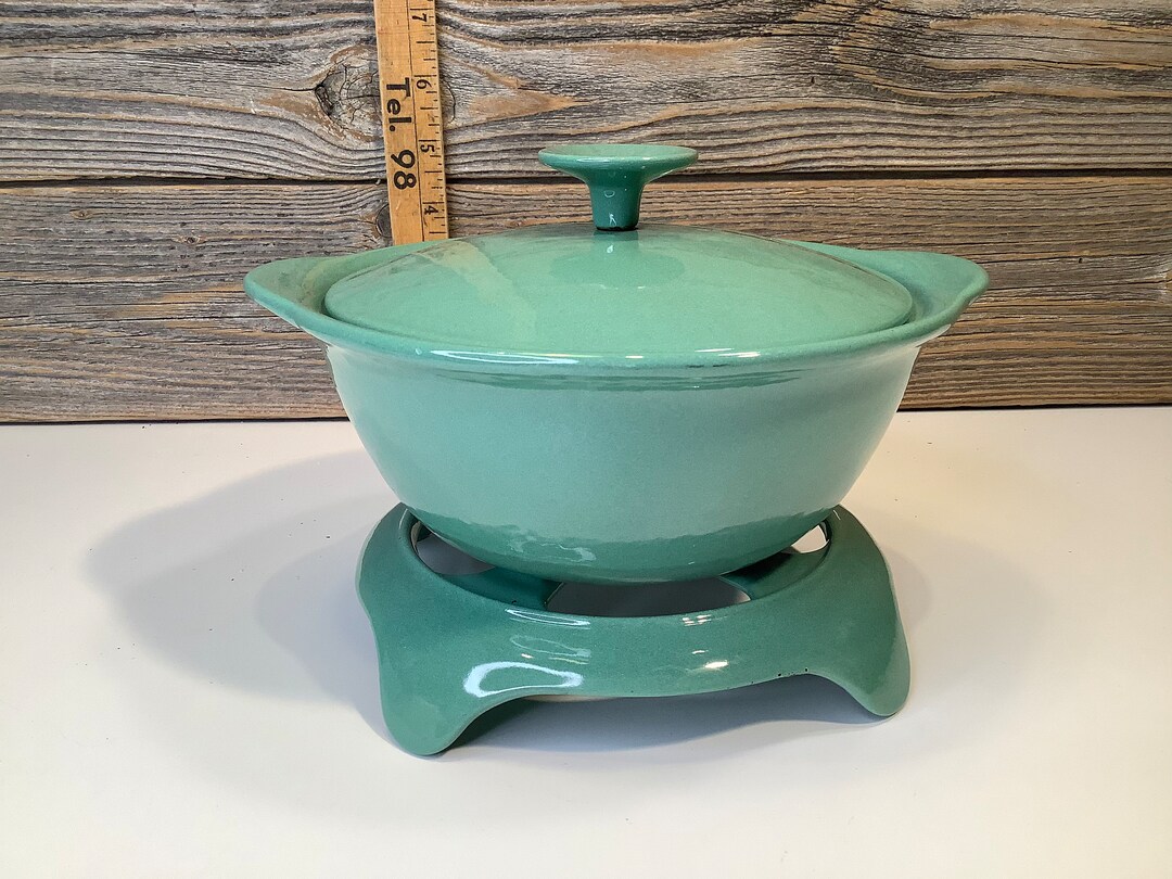 Vintage Findlay Iron Enameled Cast Iron Turquoise Pot 60' - Etsy