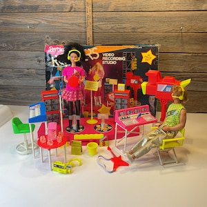 Vintage Mattel Barbie the Rockers Video Recording Studio 1986 - Etsy