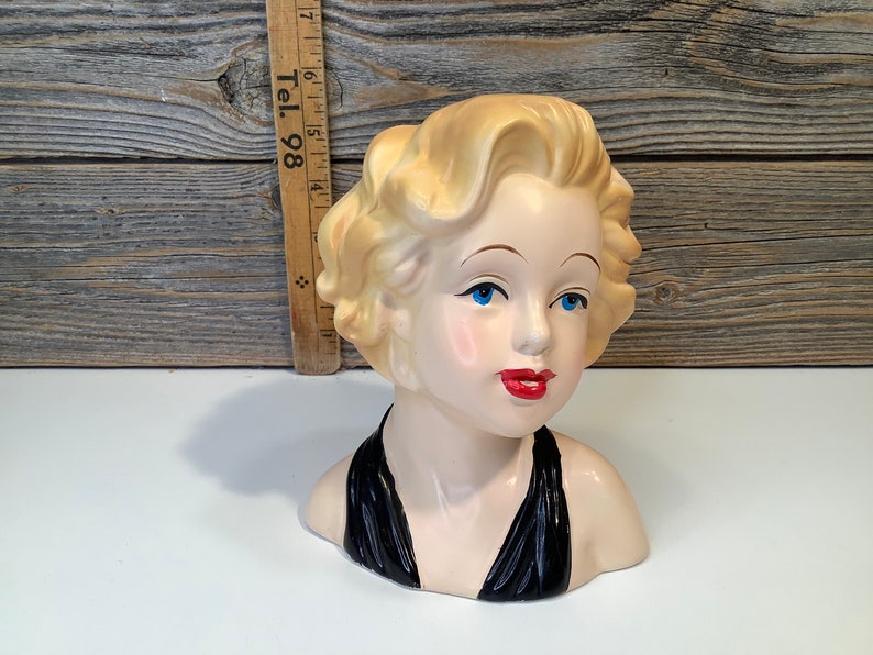Vintage Relpo Marilyn Monroe Head Vase Lady 50' - Etsy