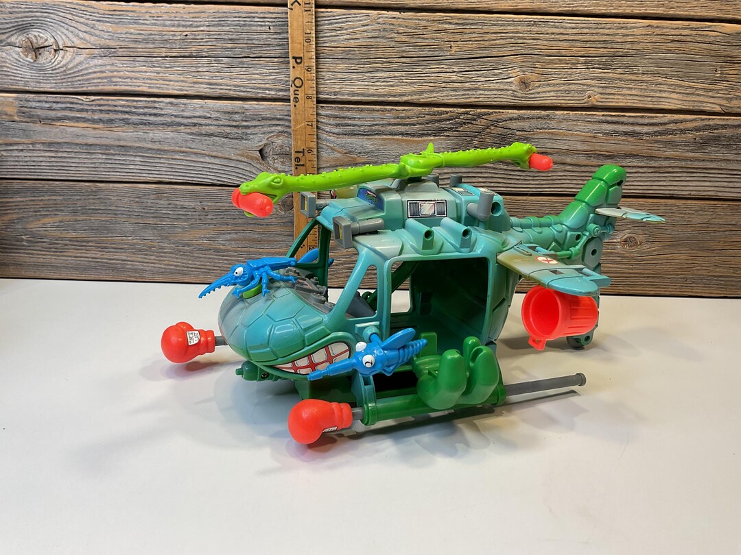 Vintage Playmate TMNT Helicopter 1990 - Etsy