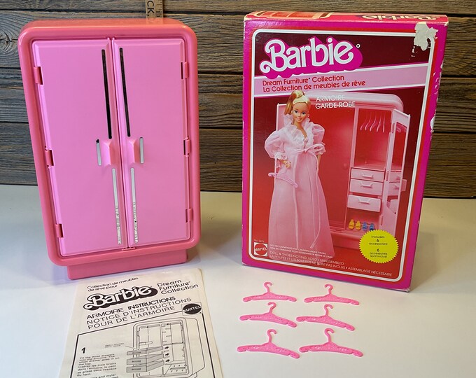 Vintage Mattel Barbie Dream Furniture Cabinet 1982 - Etsy