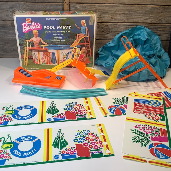 Vintage Barbie Pool - Etsy