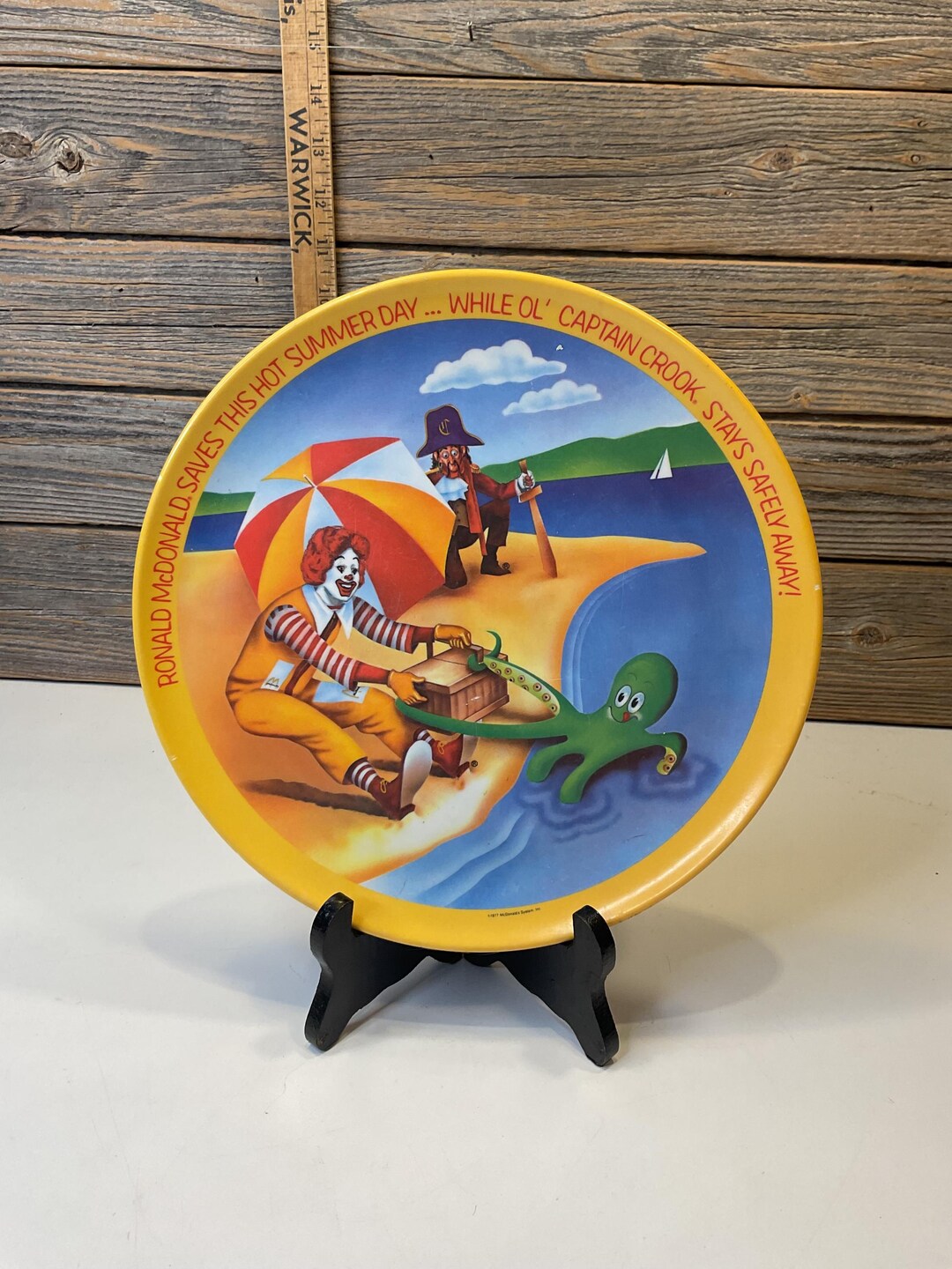 Vintage Mcdonald Melmac Plate 1977 - Etsy