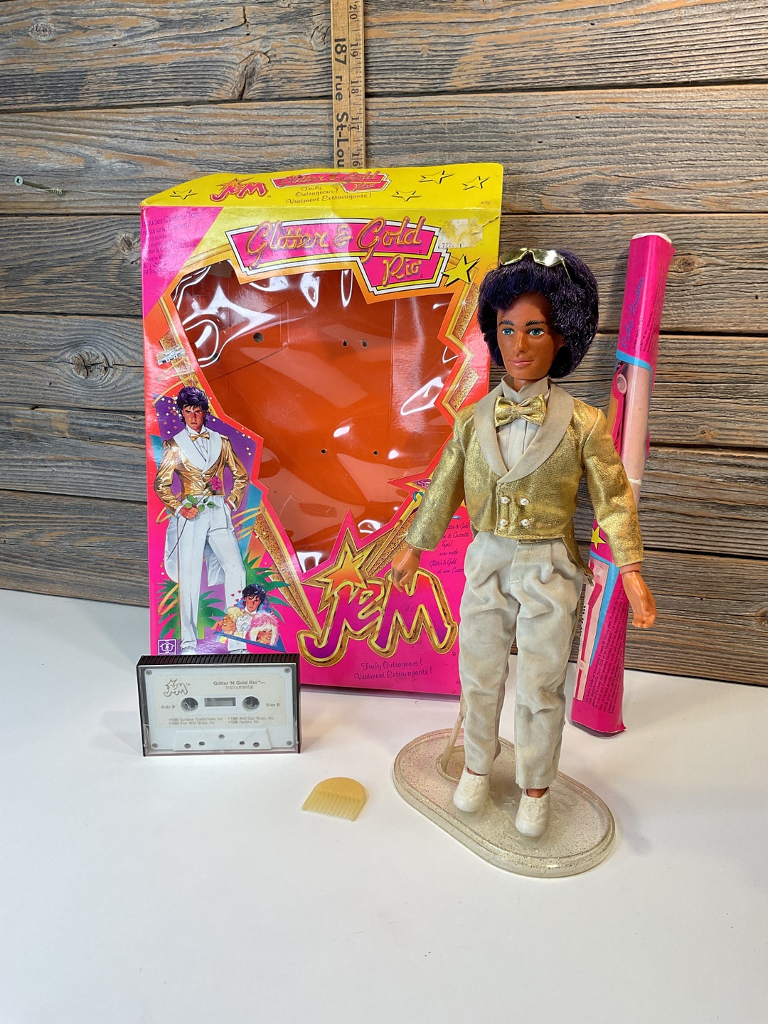 Vintage Hasbro Glitter and Gold Rio Doll 1987 - Etsy