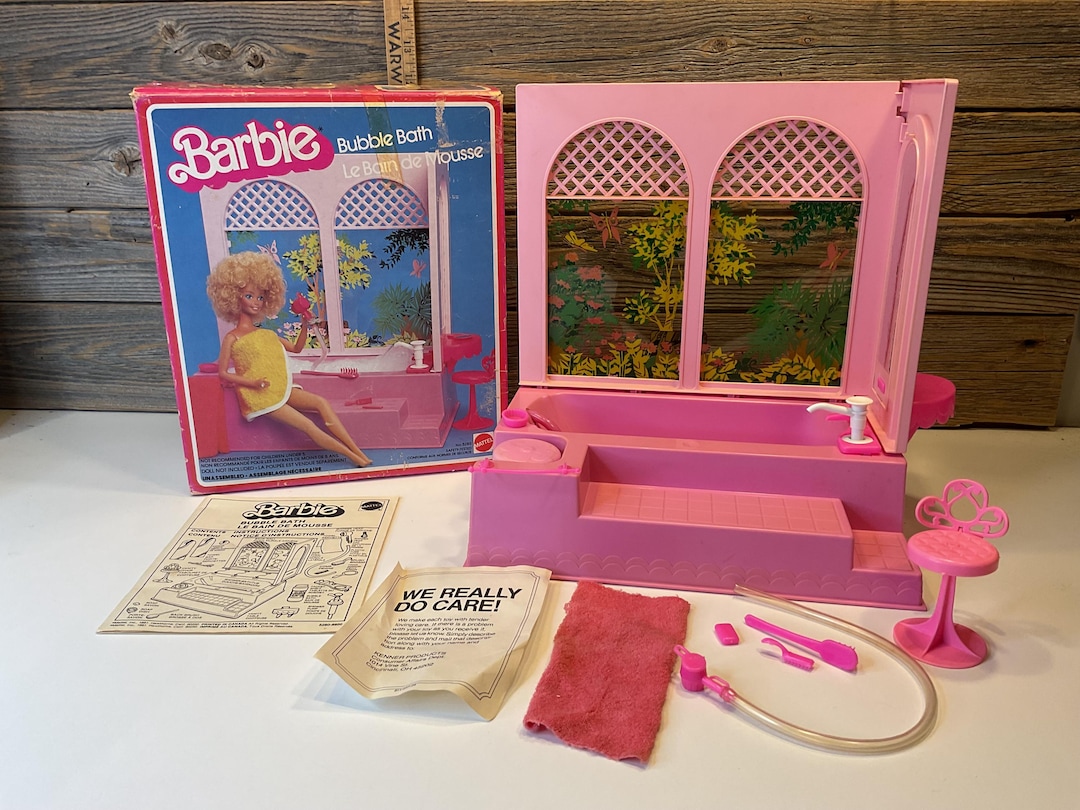 Vintage Mattel Barbie Bubble Bath 1981 - Etsy
