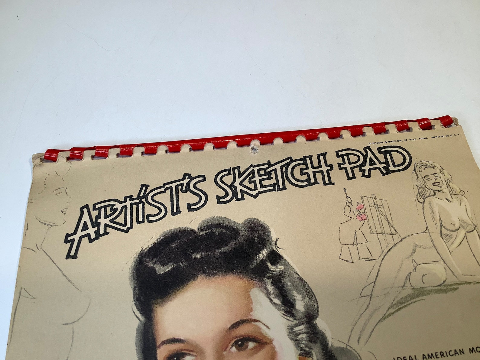 Vintage Munson Artist's Sketch Pad Pin-up Illustrated - Etsy