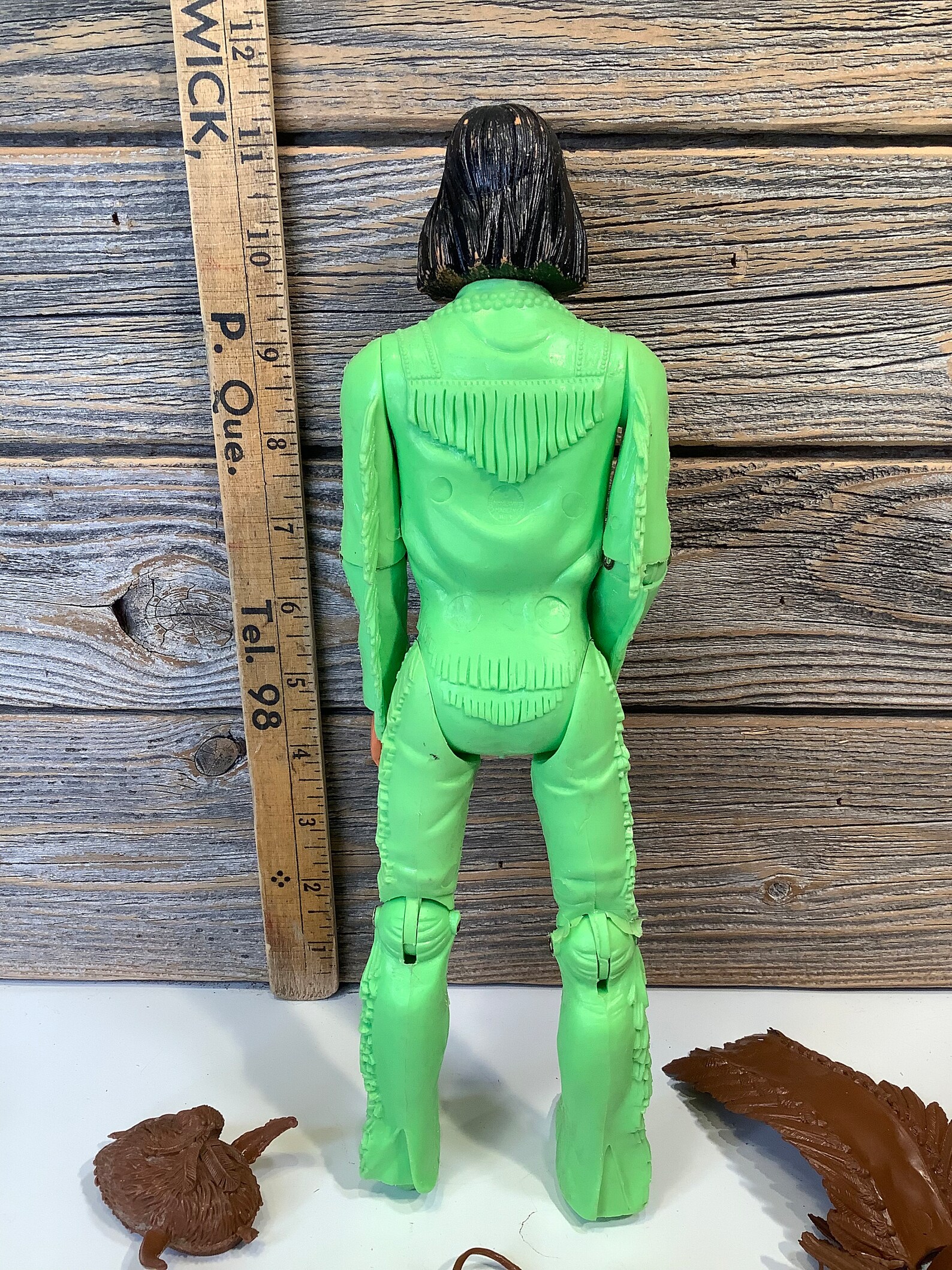 Vintage Marx Fighting Geronimo Green Figurine 70' - Etsy