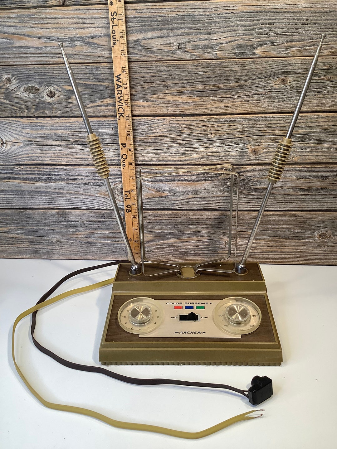 Vintage Archer TV Antenna Color Supreme 70' - Etsy