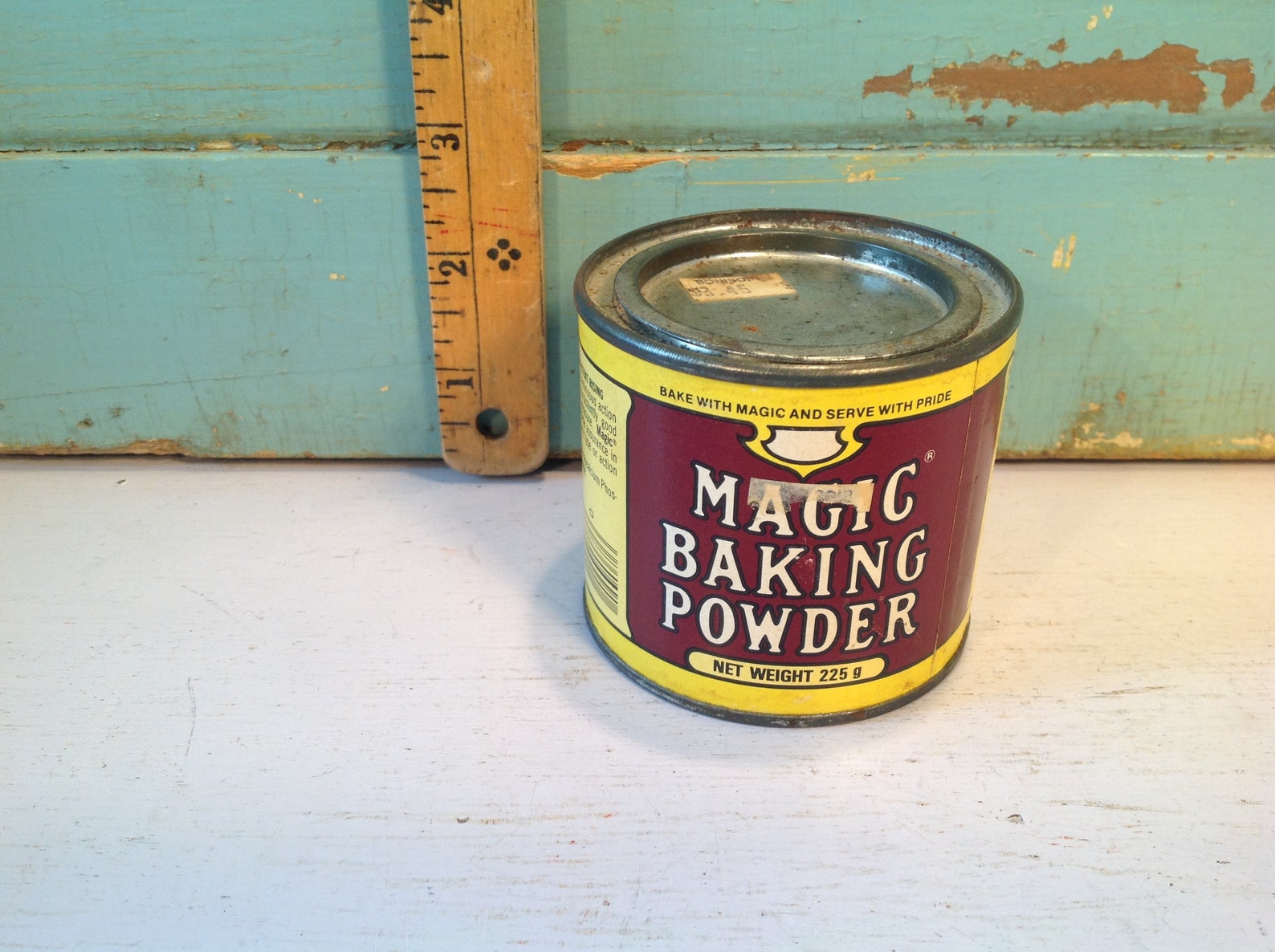 Vintage Tin Can Magic Baking Powder 70' - Etsy