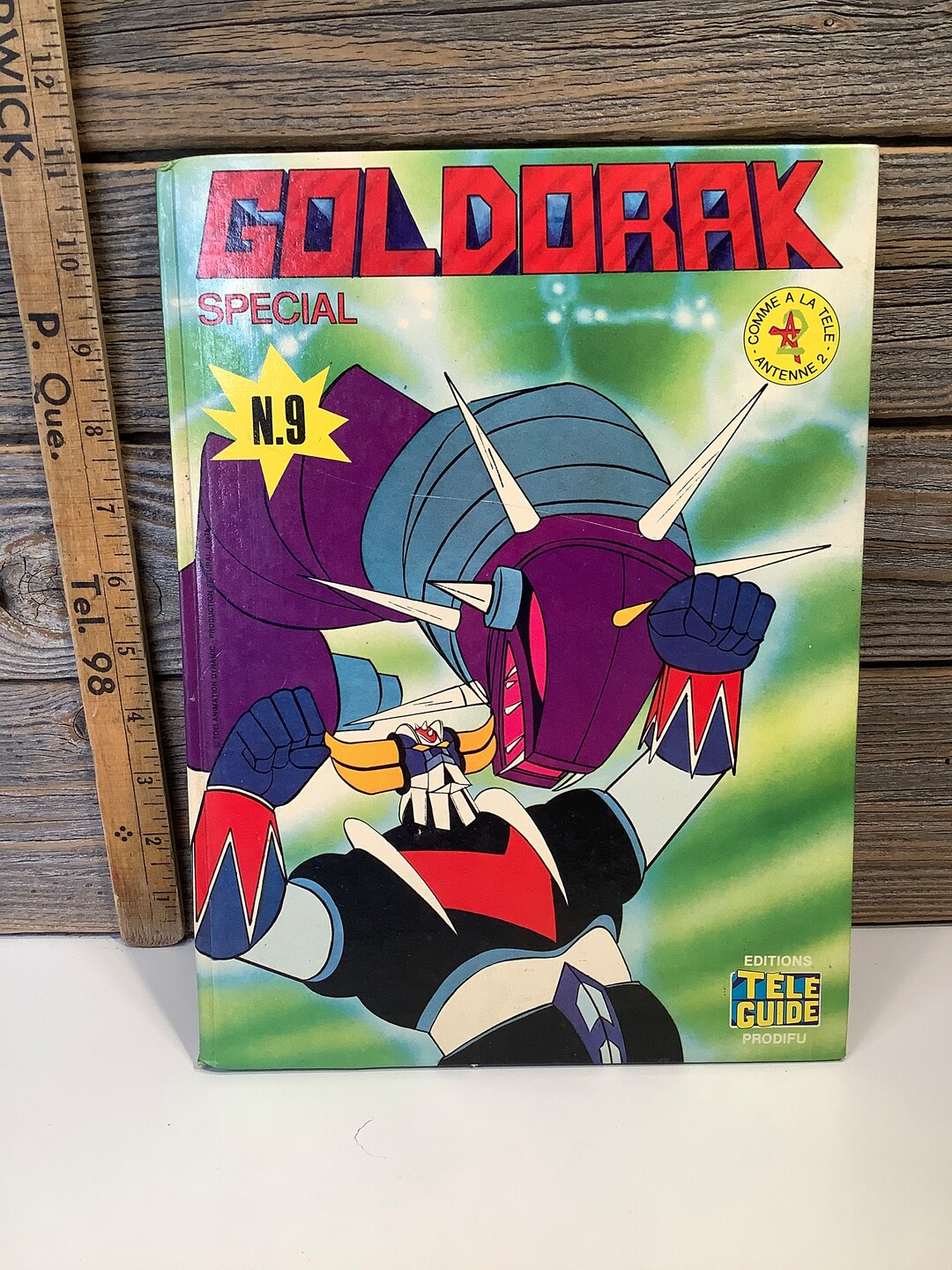 Vintage Tele Guide BD Goldorak #9 1978 - Etsy