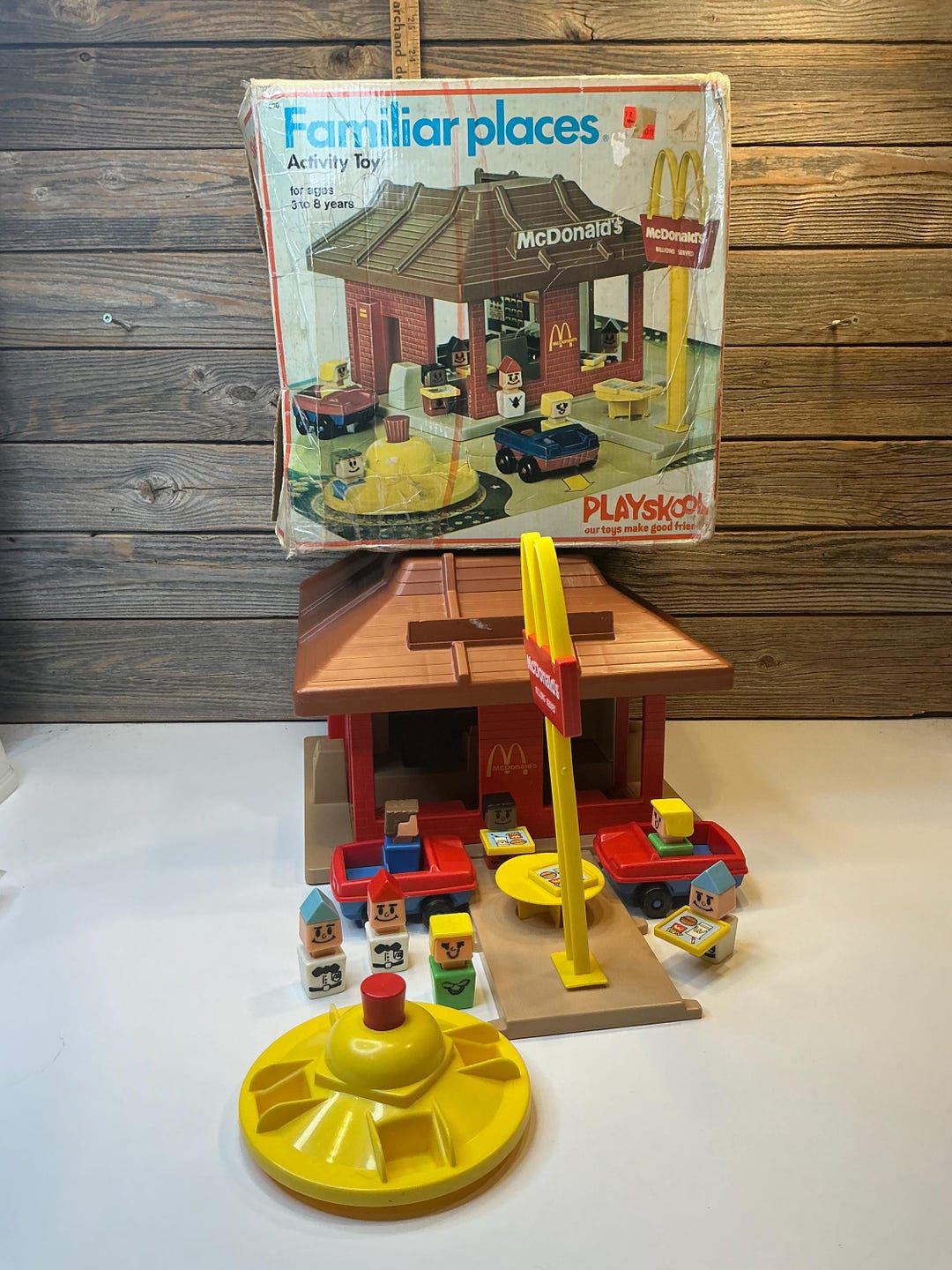 Vintage Playskool Mcdonald's a Family Places Toy 1974 - Etsy