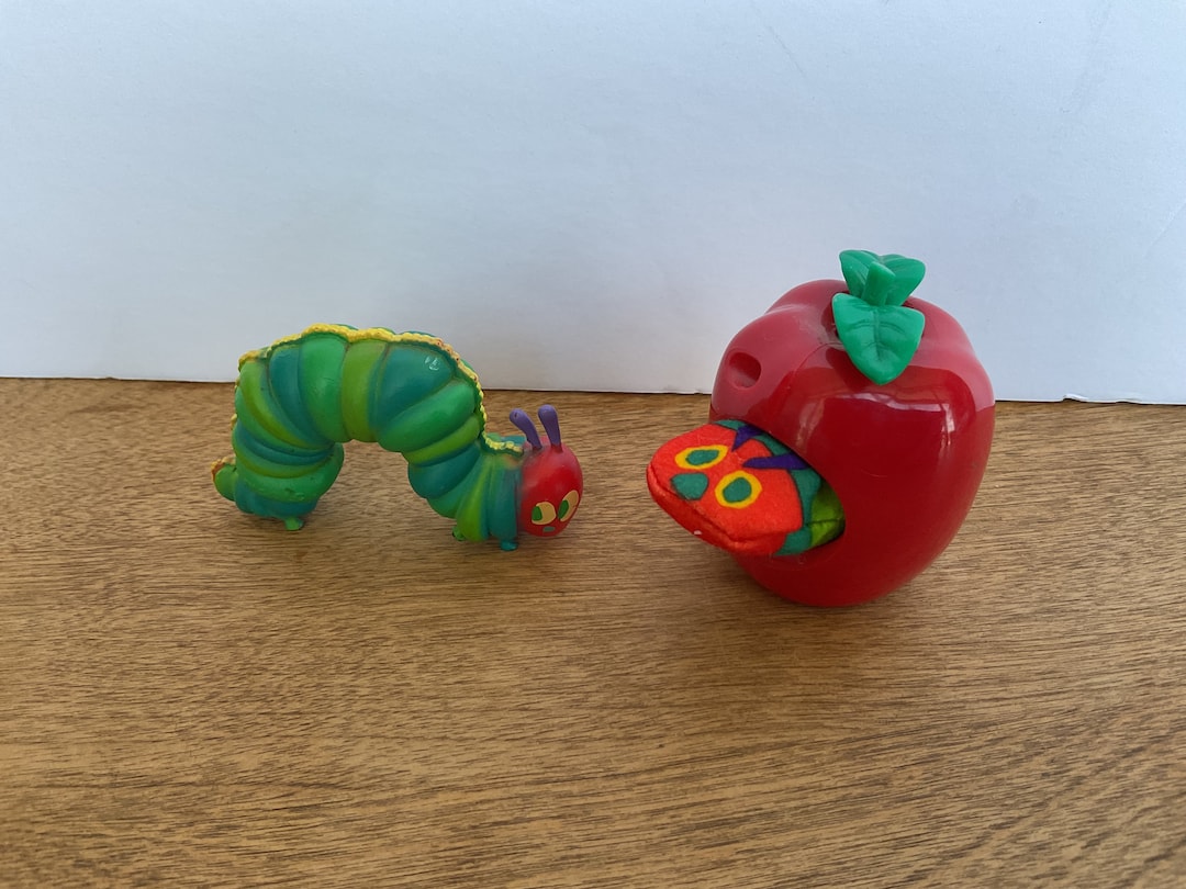 Vintage Eric Carle Apple and Caterpillar 90’ - Etsy