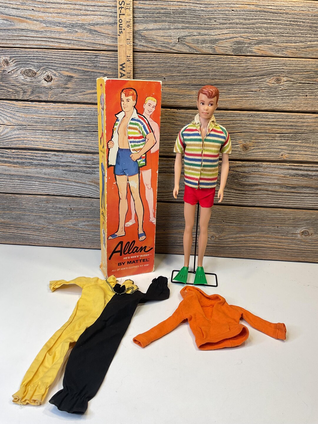 Vintage Mattel Allan 1963 - Etsy