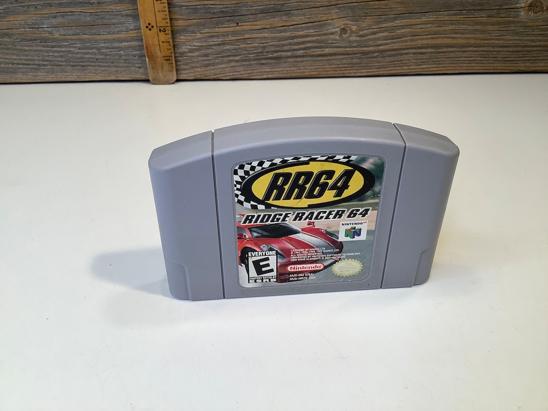 Vintage Nintendo 64 Ridge Racer 64 Game 1995 - Etsy