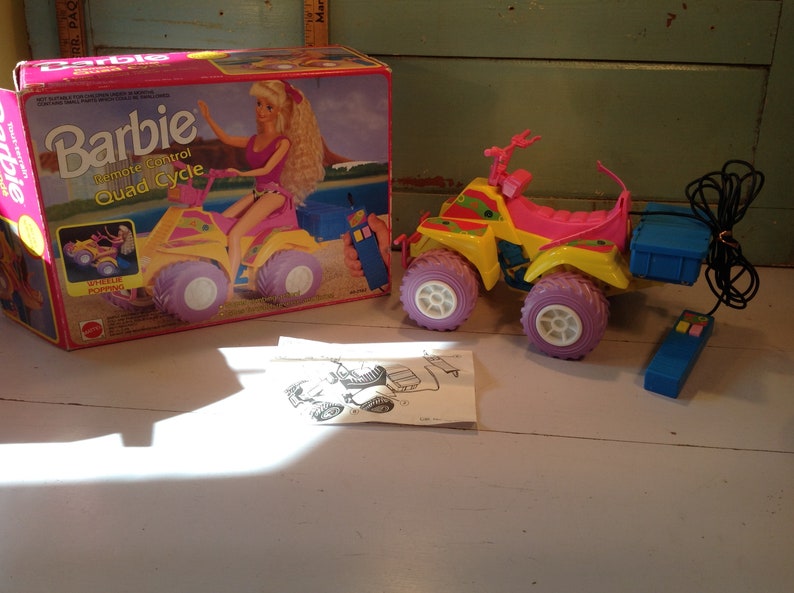 Vintage Barbie Quad Cycle With Remote Controle 80' - Etsy