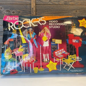 Vintage Mattel Barbie the Rockers Video Recording Studio 1986 - Etsy