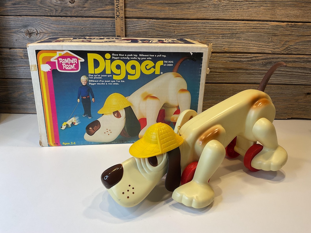 Vintage Romper Room Digger the Dog 1980 - Etsy