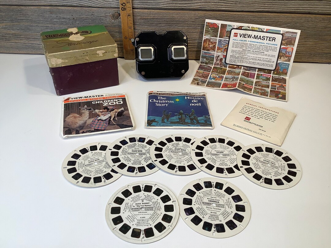 Vintage View-master Stereoscope Bakelite 50 ' - Etsy