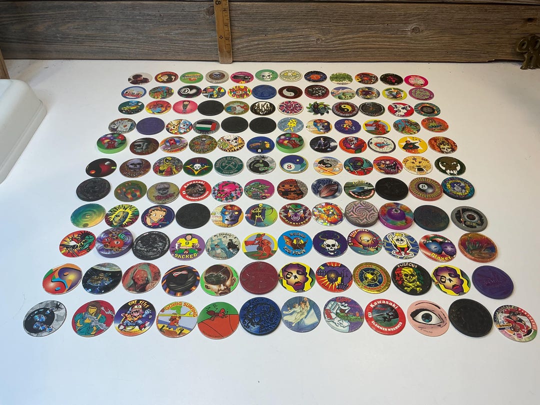 Vintage Lot of 132 Pogs - Etsy