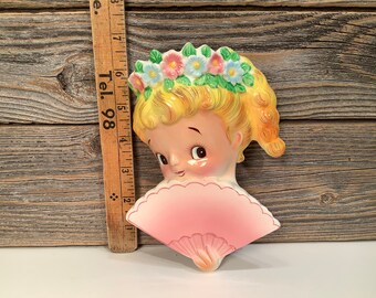 Lefton Wall Pocket - Etsy