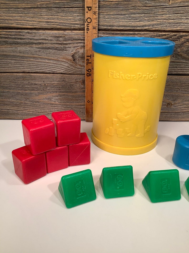 Vintage Fisher Price Baby's First Blocks Shape 1977 - Etsy