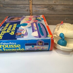 Vintage Fisher Price Dress up Vanity With Box 1985 - Etsy