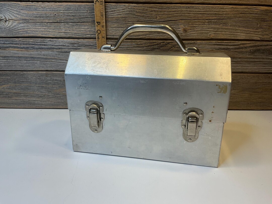 Vintage L. May MFG Aluminum Lunch Box - Etsy