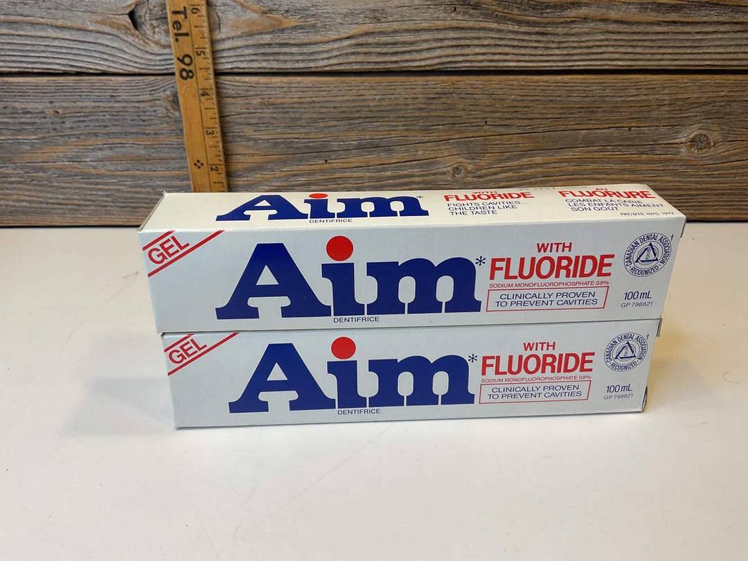 Vintage 2 AIM Toothpaste With Fluoride 90 - Etsy