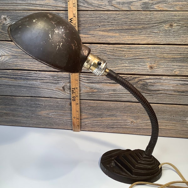 Vintage Gooseneck Lamp Shade - Etsy UK