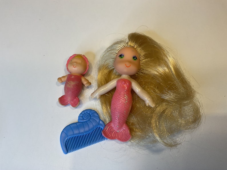 Vintage Kenner Sea Wees Pink Mermaid Doll 1979 - Etsy