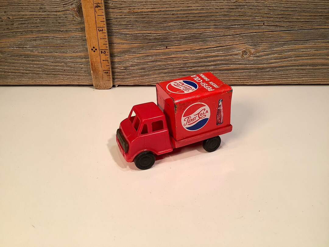 Vintage Pepsi-cola Little Red Truck Japan Toy 60' - Etsy