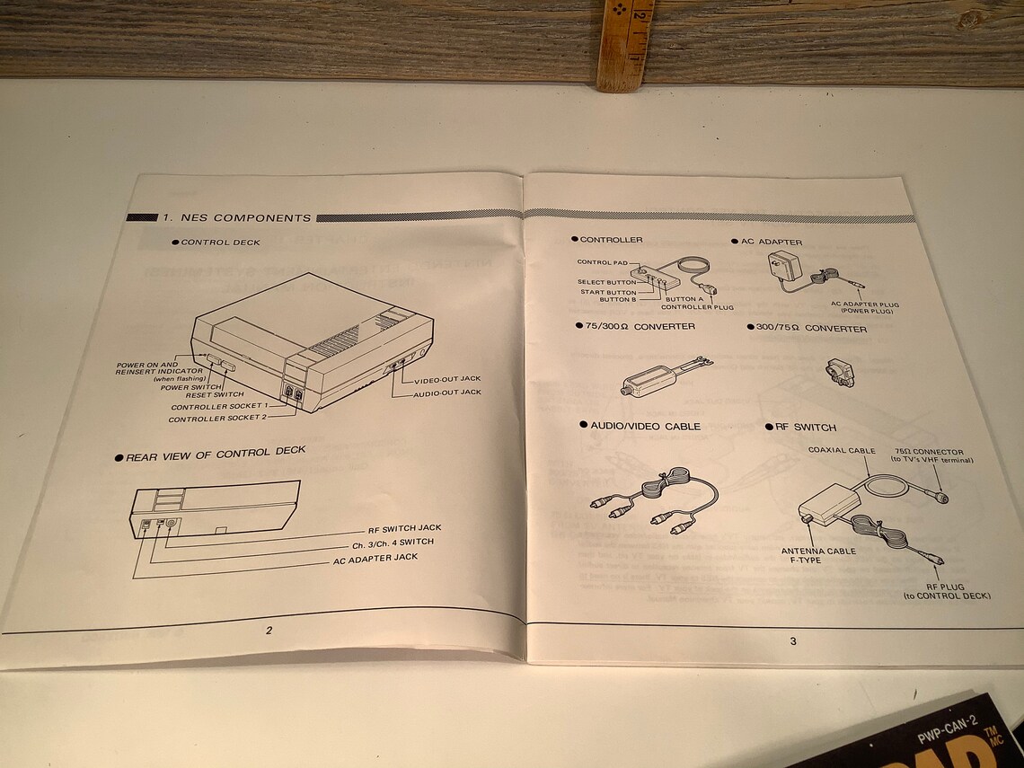 Vintage Nintendo 3 Instruction Manual 1986 - Etsy Ireland