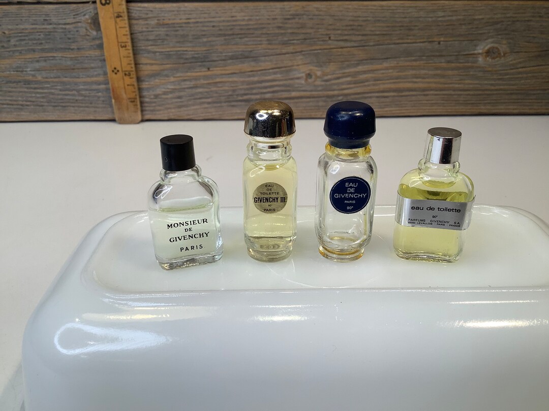 Vintage Givenchy 4 Miniature Perfume Bottles 60' - Etsy