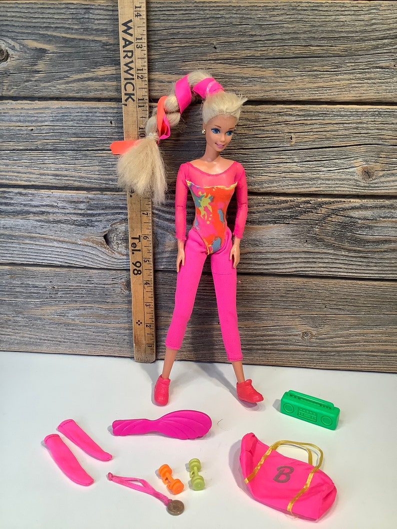 Vintage Mattel Gymnast Barbie 1993 - Etsy