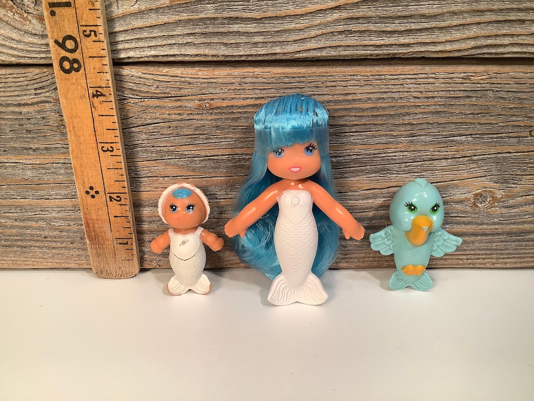 Vintage Kenner Sea Wees Camille, Baby Cascade and Pelly 1982 - Etsy