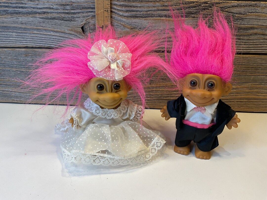 Vintage Russ 2 Trolls Married 90 - Etsy