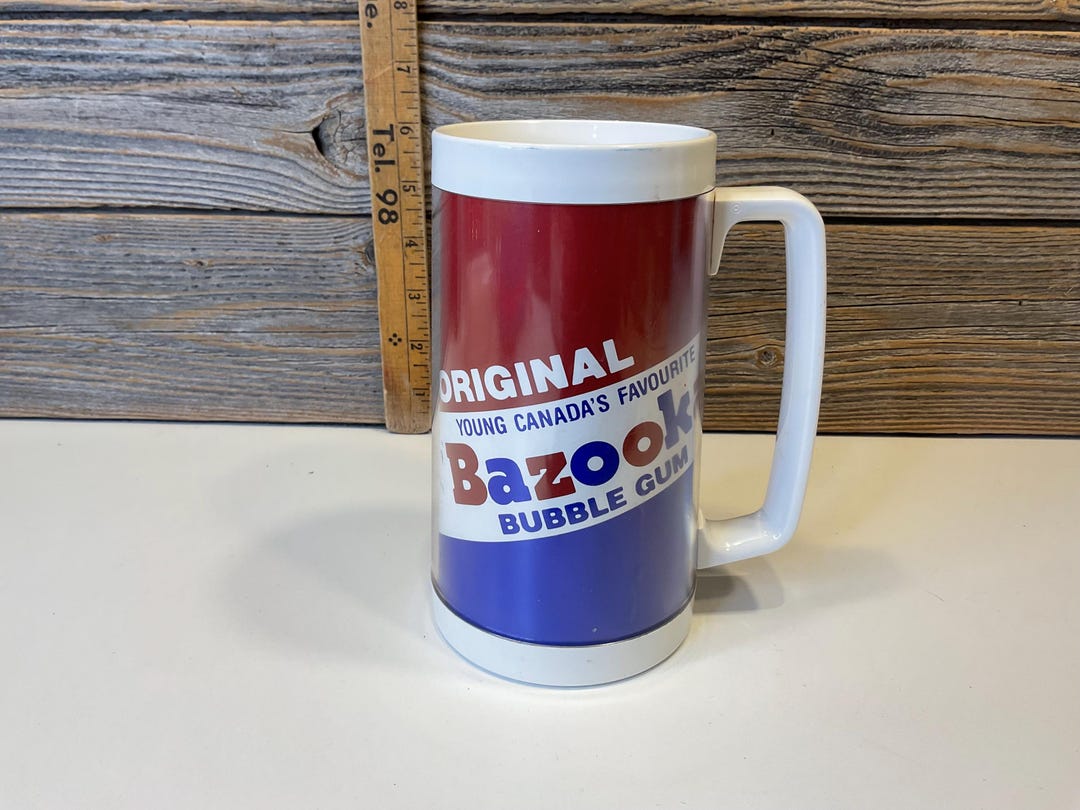 Vintage Bazooka Plastic Mug - Etsy