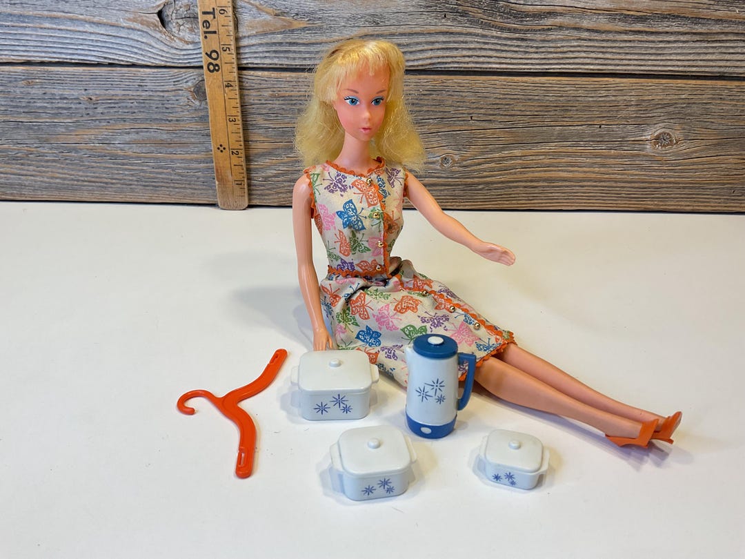 Vintage Mattel Barbie With Brunch Time 1965 - Etsy