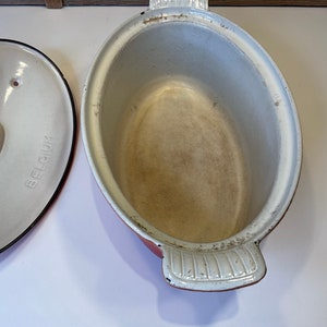 Vintage Descoware FE Belgium Cast Iron Enamel Saucepan 111-C - Etsy