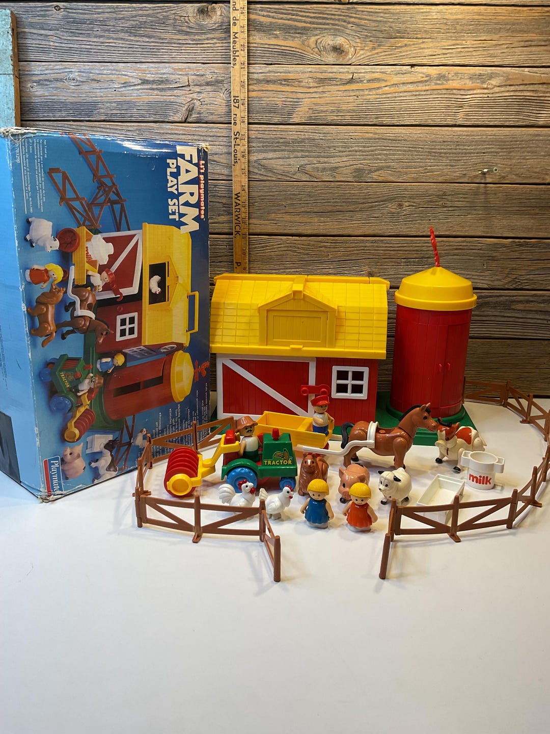 Vintage Playmates Farm Set Toy 80’ - Etsy