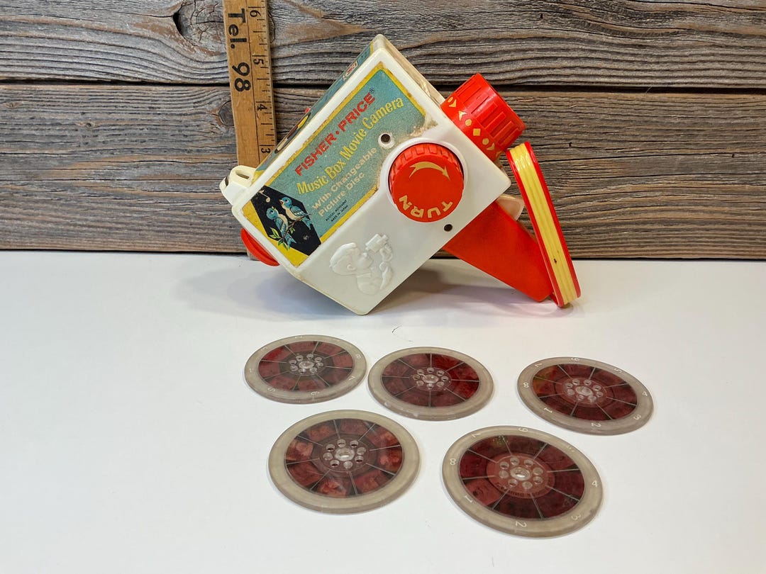 Vintage Fisher Price Music Box Movie Camera 1968 - Etsy