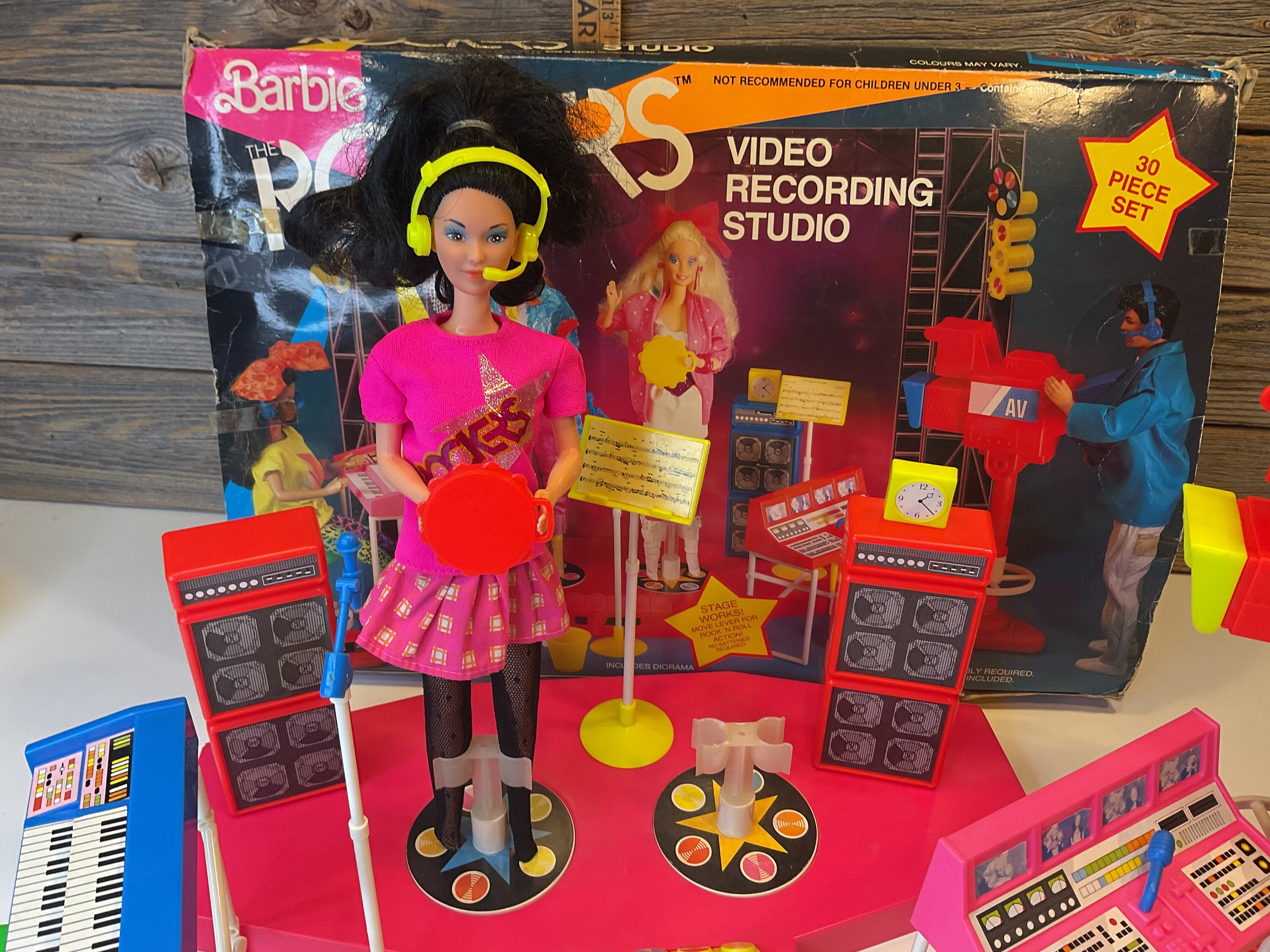 Vintage Mattel Barbie the Rockers Video Recording Studio 1986 - Etsy