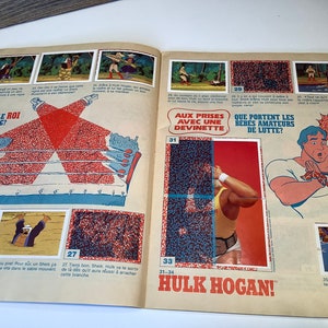 Vintage Hulk Hogan's Rock'n Wrestling Sticker Album 1986 - Etsy