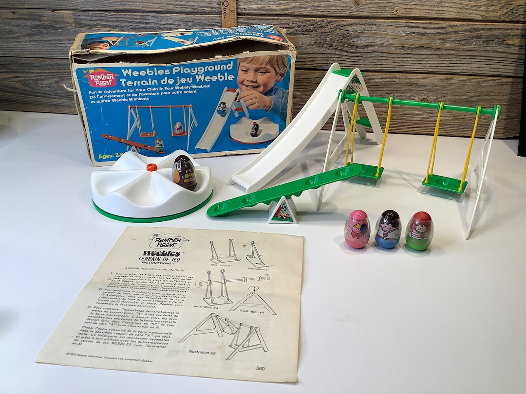 Vintage Romper Room Weebles Playground 1976 - Etsy