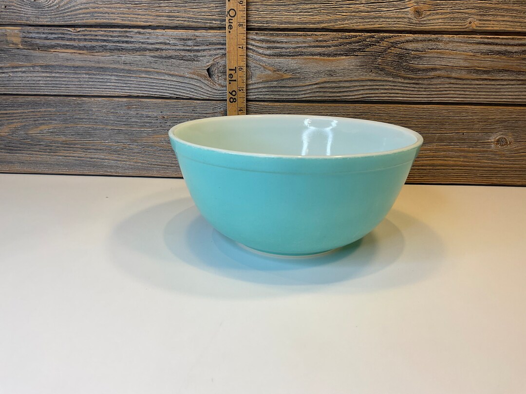 Vintage Pyrex Turquoise Mixing Bowl #403 - Etsy