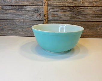 Vintage Pyrex Robin Egg Turquoise Blue 403 2.5 Quart Mixing Bowl Retro ...