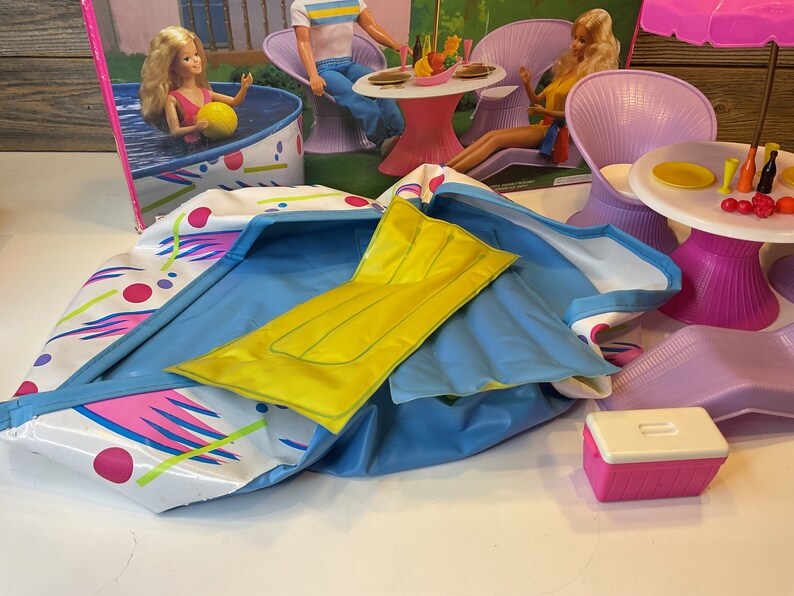 Vintage Mattel Barbie Patio Pool Party 1988 - Etsy