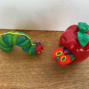 Vintage Eric Carle Apple and Caterpillar 90’ - Etsy